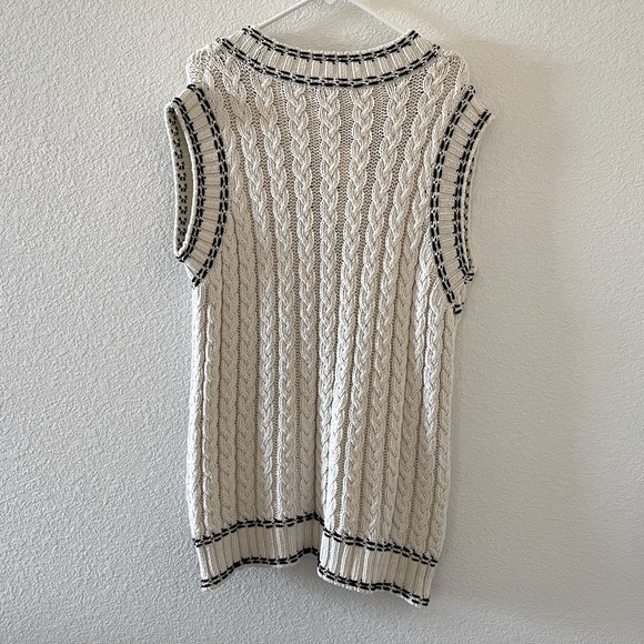 Zara | Sweaters | Zara Oversized Knit Vest | Poshmark